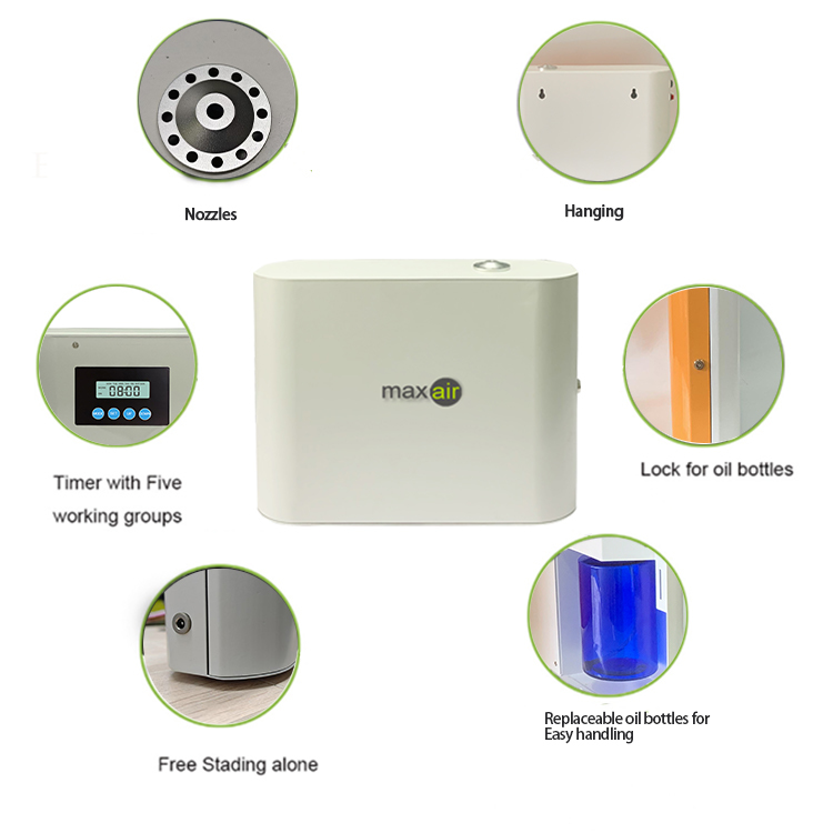App-Controlled Waterless Scent Air Machine for Aromatherapy